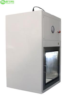 China Esterilización ULTRAVIOLETA del SAS del dispositivo de seguridad del recinto limpio de paso de la caja de la portilla hermética de la transferencia en venta