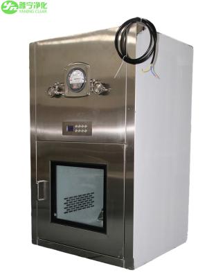 China Laminar Air Flow Pass Box Airtight Interlock Dynamic Hatch 160W for sale