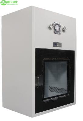 China Laminar Air Flow Pass Box Airtight Interlock Dynamic Hatch 160W for sale