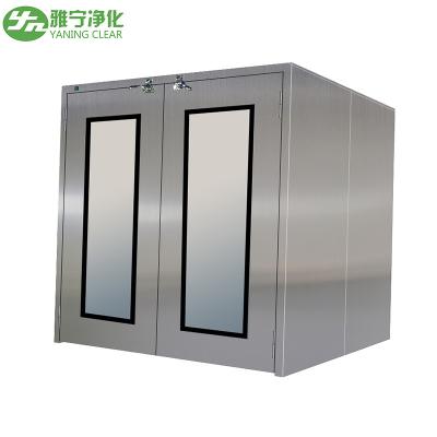 China Passagem manual dobro do quarto desinfetado da porta através da caixa Passbox com bloqueio mecânico à venda