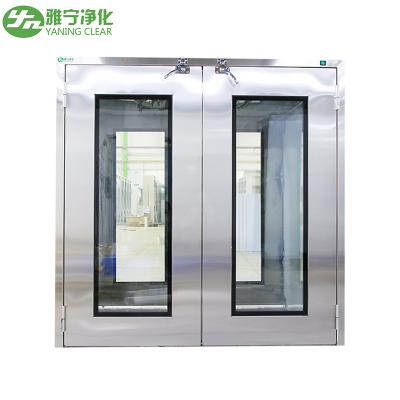 China Passagem manual dobro do quarto desinfetado da porta através da caixa Passbox com bloqueio mecânico à venda