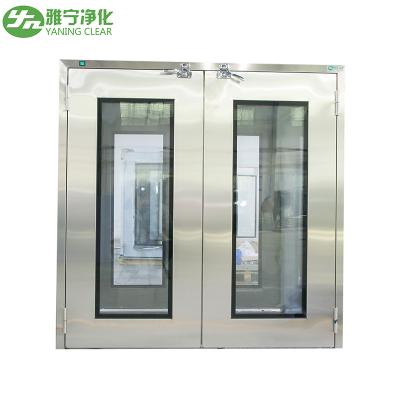 China Passagem manual dobro do quarto desinfetado da porta através da caixa Passbox com bloqueio mecânico à venda