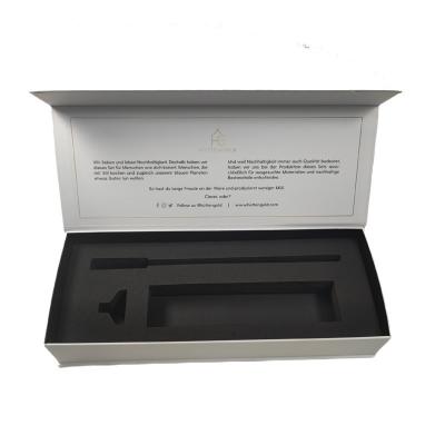 Chine Commande sur commande de luxe pompe à vinaigre d'huile en acier inoxydable pulvérisateur bouteille de parfum boîte d'emballage avec inserts à vendre