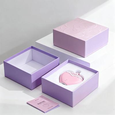 China Custom Unique 50ml Perfume Gift Set Box Women's Pink Rigid lid and base boxes Aromatherapy Packaging Made From Paper for sale