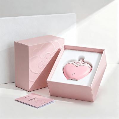 China Custom Unique 50ml Perfume Gift Set Box Women's Pink Rigid lid and base boxes Aromatherapy Packaging Made From Paper for sale