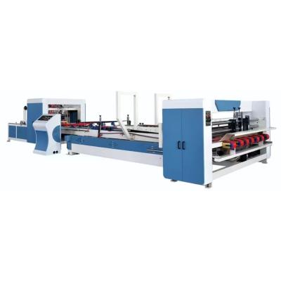 Cina 30-150 mm Distanza tra le unghie Macchina di incollaggio pieghevole automatica per scatole di cartone ondulato in vendita