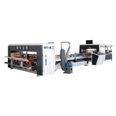 Cina 380v Voltaggio pieno Automatico cartone ondulato cartone cartone scatola di cartone Flexo Folder Gluer in vendita