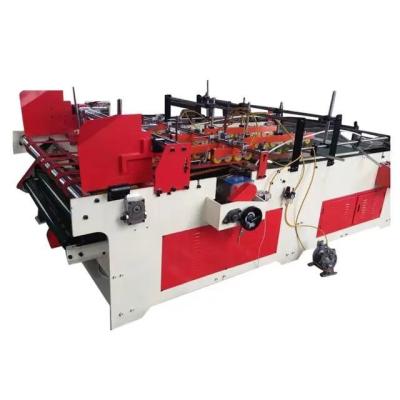 Cina Negozi di abbigliamento Cartone ondulato Scatola di cartone Fabbricazione manuale Pressa di alimentazione Tipo macchina adesiva 1700 KG in vendita