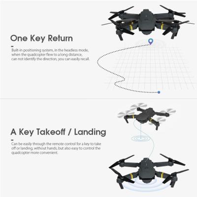 China E58 Drone WIFI Mini UAV modo sem cabeça Quadcopter Helicóptero Wide Angle Camera Drones à venda
