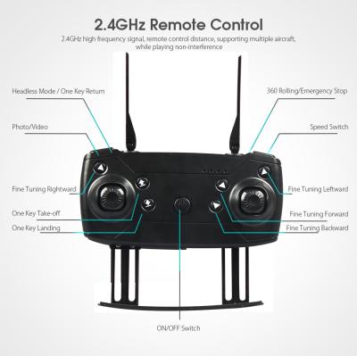 China E58 Drone WIFI Mini UAV modo sem cabeça Quadcopter Helicóptero Wide Angle Camera Drones à venda