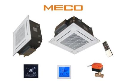 中国 500CFM Hydronicの暖房ファンのコイルの単位、冷やされた水カセット単位850x850mmのパネル 販売のため