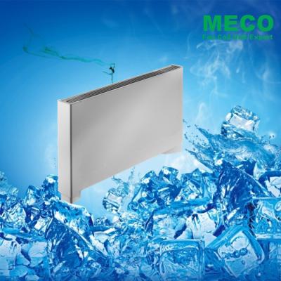 China Dünner Boden-stehende Ventilatorkonvektor-Einheit mit der Rechtssachen-zwei Heizleistung Rohr-des System-2.9kw zu verkaufen
