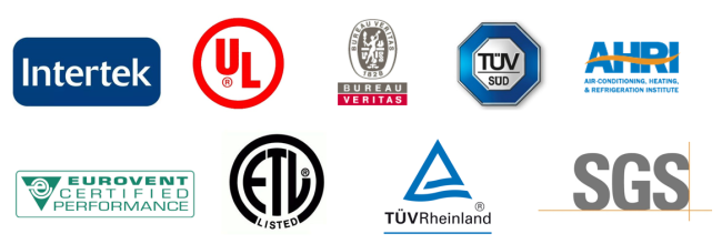 Hongtai HVAC quality certifications