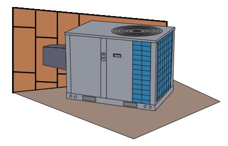 Vertical side-discharge structure