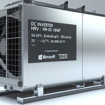 中国 DCインバーター VRF HRV ユニット 60-65% エンタルピー効率 200-10000 M3/h 販売のため
