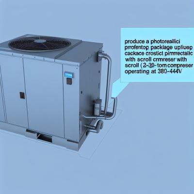 Cina Unità rooftop a pacchetto da 6.2-45 tonnellate con compressore scroll 380-415V in vendita
