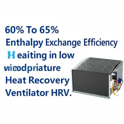 Cina Ventilatore recuperatore di calore HRV con efficienza entalpica del 60-65% in vendita
