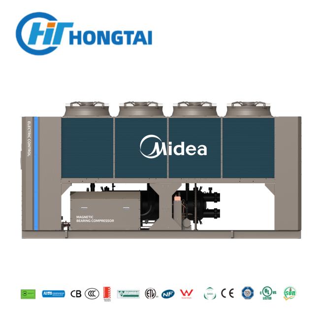 AirBoost chiller internal compressor and component layout