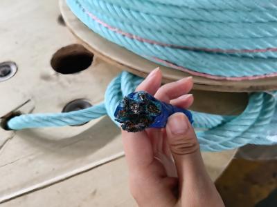 China 8 Strand Galvanized PP Combination Rope 40mm Fishing Use for sale