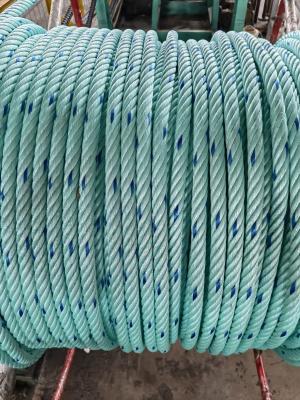 China 8 Strand Galvanized PP Combination Rope 40mm Fishing Use for sale