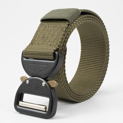 China Segeltuch-Gurt EDC asphaltieren taktischer Baumwollbreite der Schnallen-3.7cm zu verkaufen