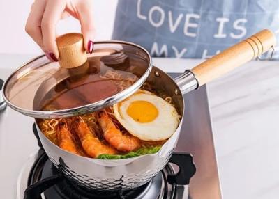 Κίνα το ανοξείδωτο Cookware 20/22cm θέτει την κατσαρόλλα ανοξείδωτου 304 με το καπάκι γυαλιού προς πώληση