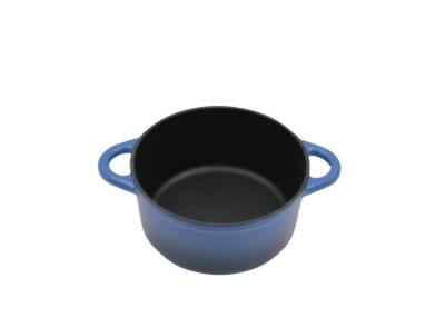 중국 모두 스토브 3.8/5/5.3 킬로그램을 위한 Lid와 푸른 에나멜 캐서롤 접시 판매용