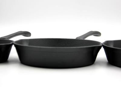 Κίνα 6,3 ίντσα καρύκεψε προ το χυτοσίδηρο Skillet για το υπαίθριο μαγείρεμα προς πώληση