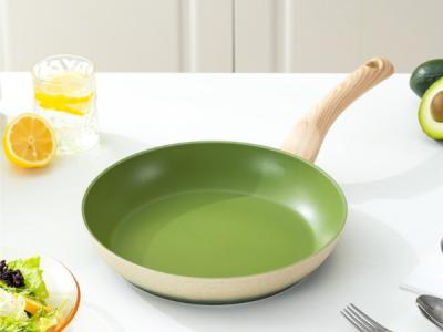 Κίνα Παν 10Inch αργιλίου ασφαλίστρου μη ραβδί τηγανιτών με την αποσπάσιμη λαβή προς πώληση