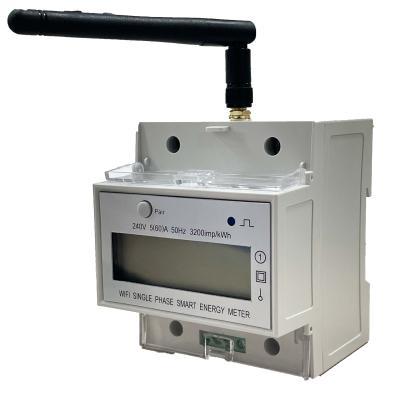 중국 4g 로라 Rs485는 전자적 에너지 계량기 1 단계 3상 와이파이 에너지를 선납했습니다 판매용