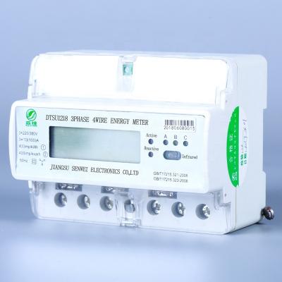 China 5 60 A Current Range 2p Din Rail Wifi Smart Energy Meter for Industrial Energy Management for sale