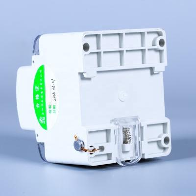 China Medidor de Energia Monofásico de Trilho DIN de 0,3 kg com Faixa de Tensão de 80-260VAC e Armazenamento de Dados à venda