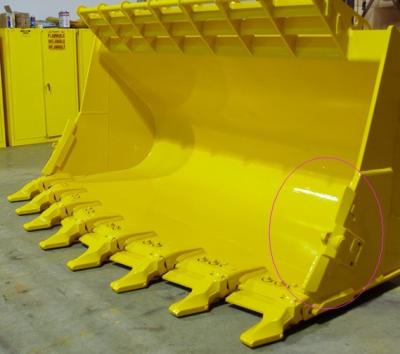 Cina Taglierine del lato del secchio del cariore dell'acciaio legato per LETOURNEAU L1850 in vendita