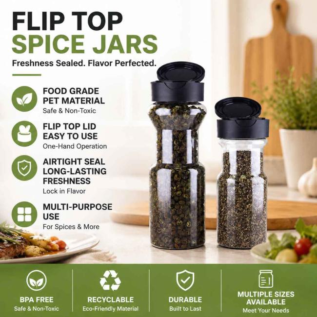 plastic seasoning bottles