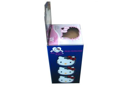 Cina Contenitore per esposizione attraente dei recipienti dello scarico del cartone di Hello Kitty per le bambole in vendita