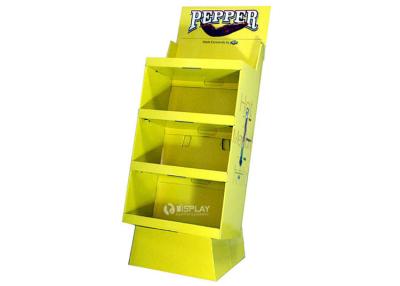 Cina Scaffale di esposizione del cartone ondulato del pepe con un popolare facile di 4 scaffali in vendita