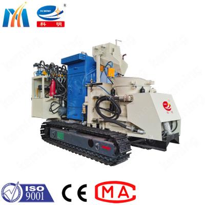 Chine machine de pulvérisation concrète sèche à distance du béton projeté 7m3/H pour le tunnel à vendre