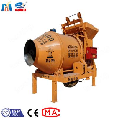 Chine Mélangeur concret de tambour de moteur électrique avec la trémie de chargement d'individu à vendre