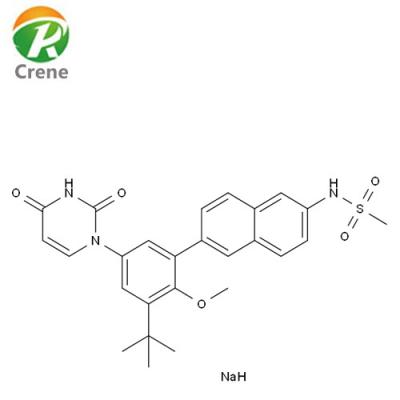 China De Inhibitors van de RNAsynthese van het Dasabuvirnatrium Te koop