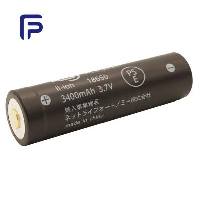 Cina Batteria al litio ad alta temperatura della torcia, batteria ricaricabile dell'ncr 3400mah 18650 in vendita