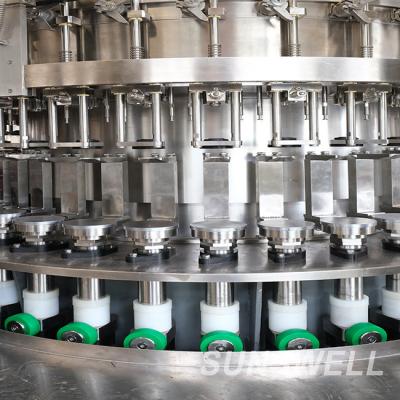 중국 완전 자동 플라스틱 음료 채워기 기계 유리 병 탄소 음료 두 번 뚜?? 판매용