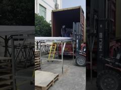 Special shape of FRP profile made according the provided drawing and ordered as request, with vinyl resin and polyester combo mat. Very good performance on anti-corrosion and long lifespan