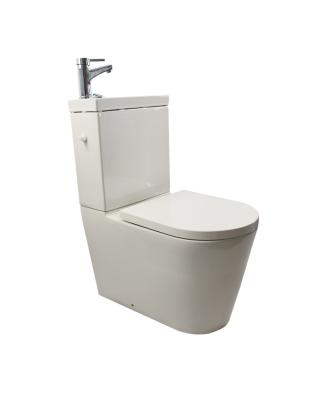 Κίνα SWJ101 ευνοϊκή τιμή νέων μοντέλων Washdown δύο κομματιών χωρίς σκελετό τουαλέτες με τη στρόφιγγα για τους νεροχύτες χεριών πλύσης προς πώληση