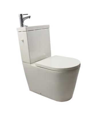 Κίνα SWJ101 ευνοϊκή τιμή νέων μοντέλων Washdown δύο κομματιών χωρίς σκελετό τουαλέτες με τη στρόφιγγα για τους νεροχύτες χεριών πλύσης προς πώληση