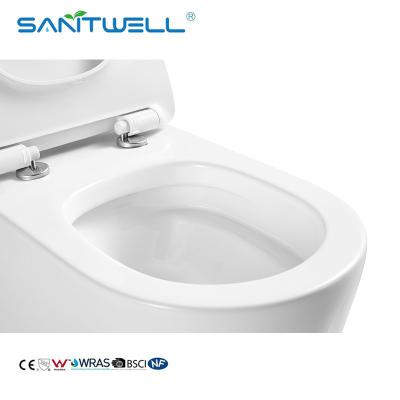 Κίνα SWA325Wholesale Washdown WC Procelian πολυτέλειας χωρίς σκελετό κρεμασμένη τοίχος ευρωπαϊκή αγορά παγίδων τουαλετών Π προς πώληση