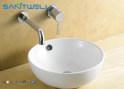 중국 가정 백색 싱크대 세면기, 세라믹 목욕탕 수채 430*430*170mm 판매용