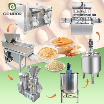 China Peanut Paste Butter Process Make Commercial Tahini Oem Processing Machine Production Line for Price for sale