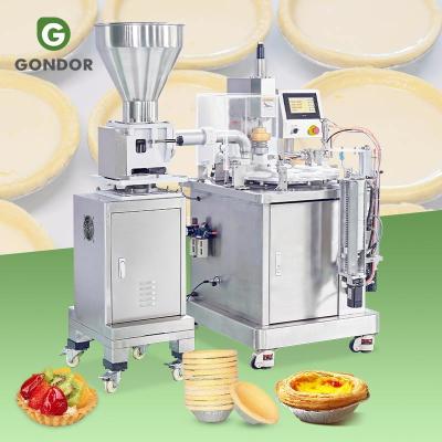 China High Efficiency Maker Custard Egg Tart Shell Pressing Crust Hot Sale Tartlet Form Presses Cornish Pie Machine for sale