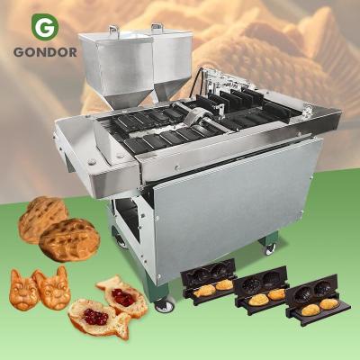 China Automatic Gas Fish Mold South Korean Trade Deli Manjoo Custard Make Walnut Moshi Delimanjoo Manju Cake Taiyaki Machine for sale