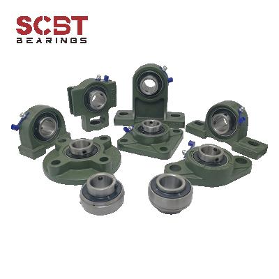 China High Speed Gcr15 Pillow Block Ball Bearings UCF208-25 39.688*130*51.2 For Replace / Repair for sale